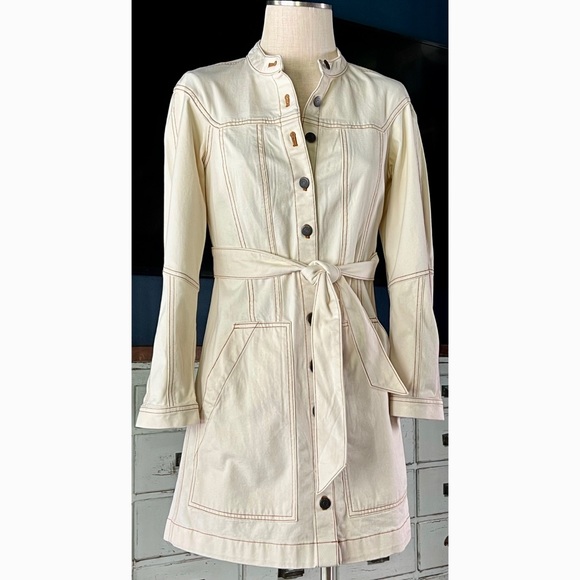 Veronica Beard | Dresses | Veronica Beard Basia Denim Mini Dress 2 ...